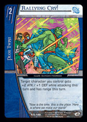 VS System: Rallying Cry! - Foil [Played] DC Justice League of America ...