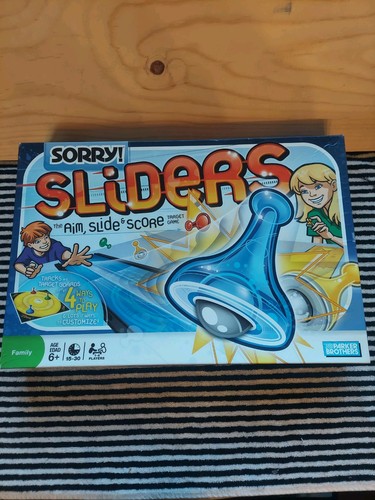 Sorry Sliders Board Game Parker Brothers 2008 Complete 6 & Up 1-4 ...