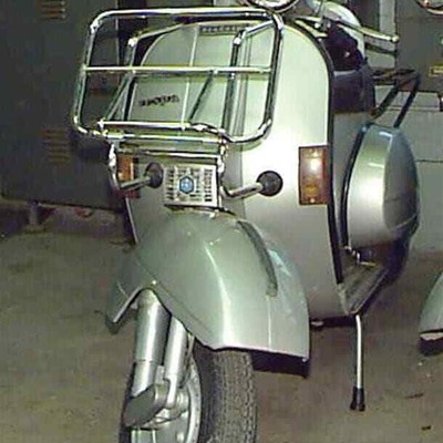 Cuppini, Front Rack (Large, Chrome); Vintage Vespas, Stella | eBay