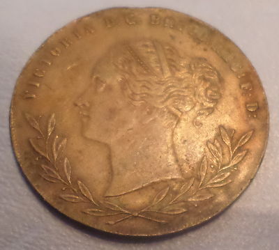 GREAT BRITAIN UK VERY RARE TOKEN 1887 BRONZE VF+ | eBay