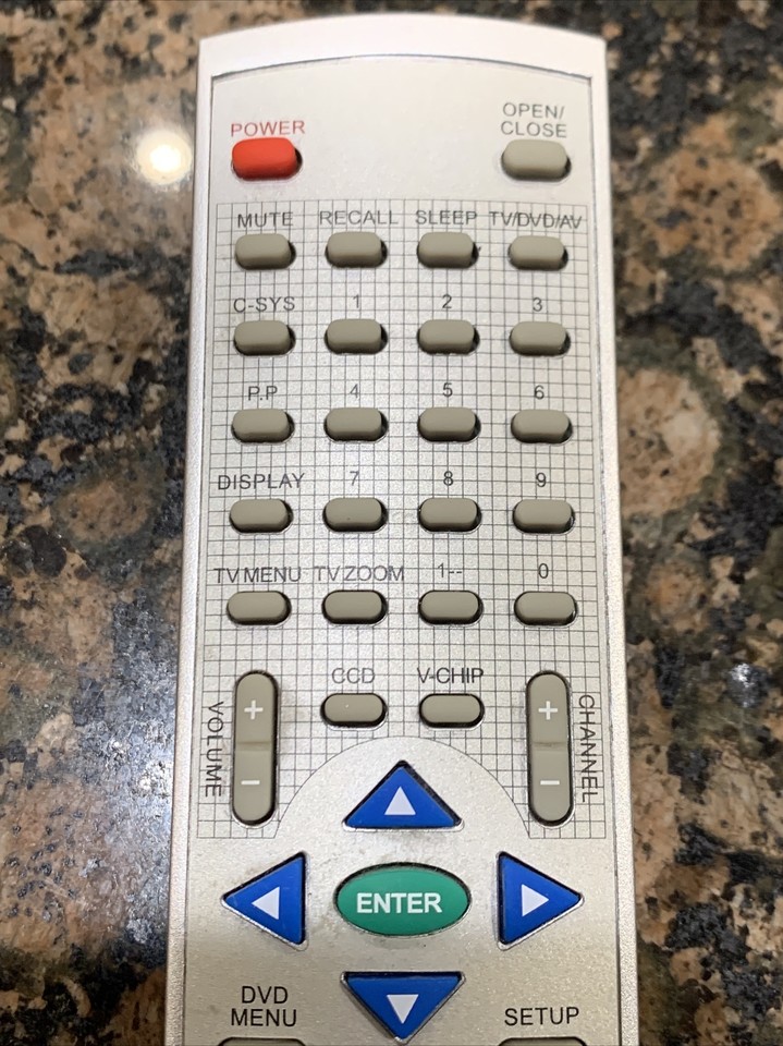 OEM Jensen DV1320J TV/DVD Combo Remote Control Genuine Replacement | eBay