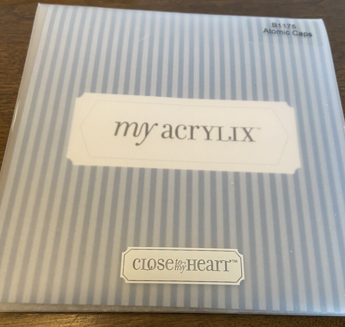 Close To My Heart CTMH Atomic Caps Capital Letters Alphabet Acrylix ...