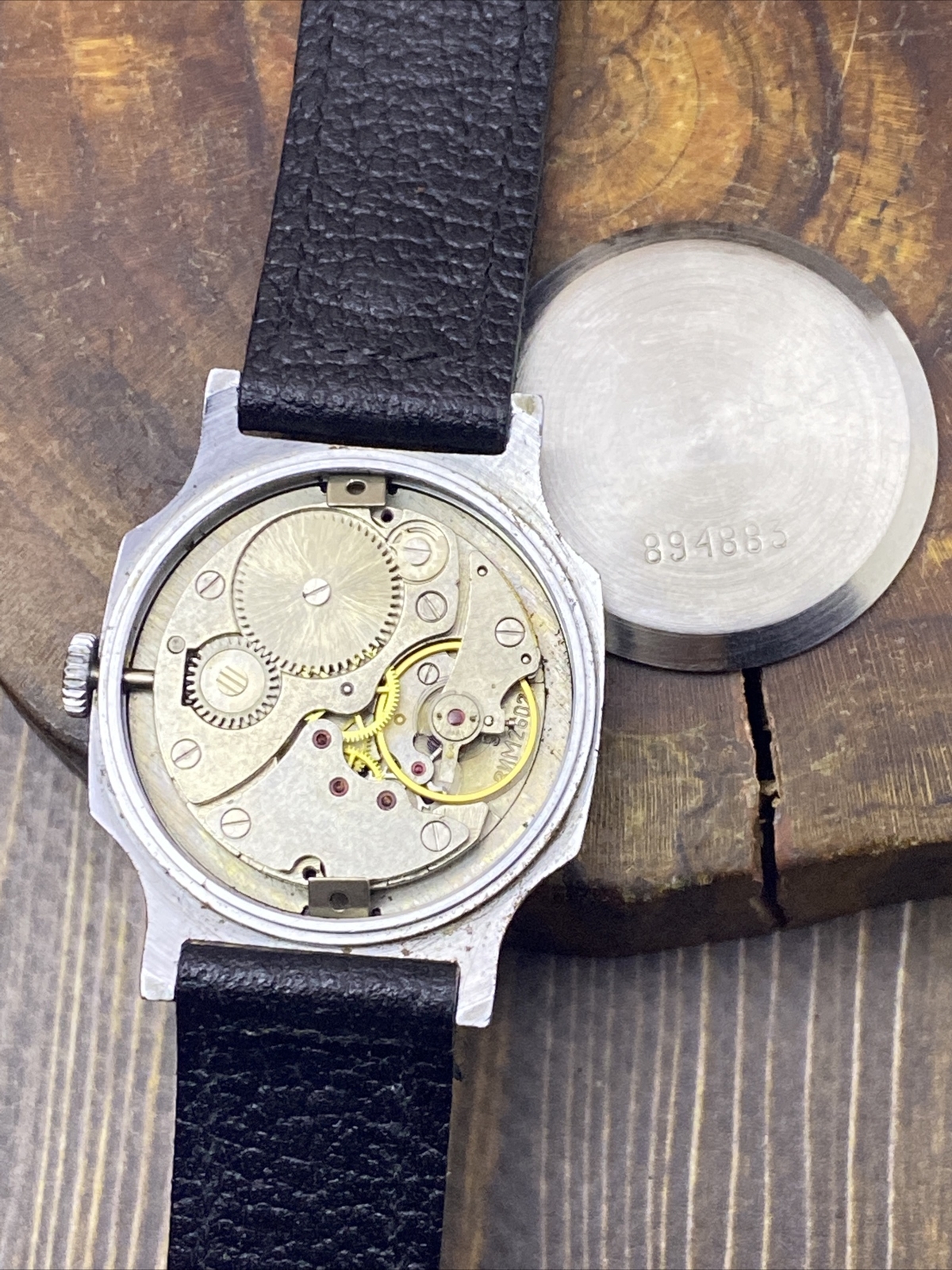 Vintage Watch Pobeda Cal.Zim 2602 Mechanical Men's USSR Wrist Watch 80 ...