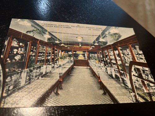 LEIBOWITZ Jewelers St. Joseph, MO Postcard 1915 Signed By Samuel ...