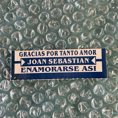 1 JUKEBOX TITLE STRIP Joan Sebastian Gracias Por Tanto Amor 45 | eBay