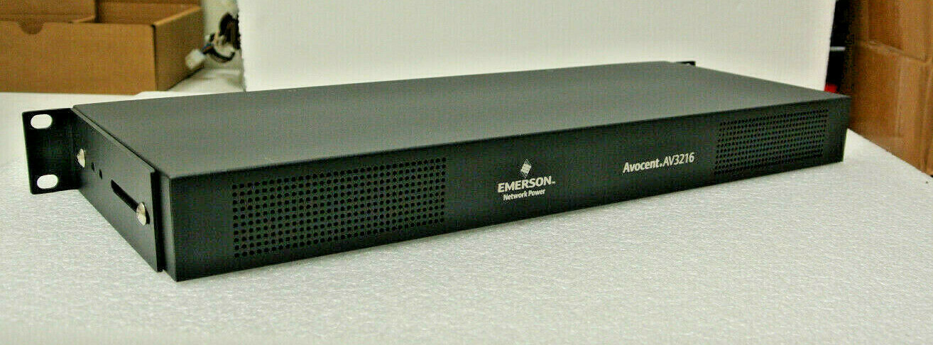 EMERSON Avocent AV3216 KVM Over IP 16-Port Switch 500-350-501 TESTED ...