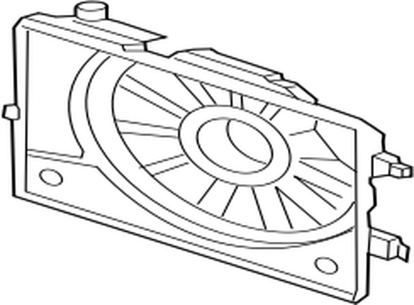Hyundai OEM 12-14 Accent-fan Shroud 253501W050 for sale online | eBay