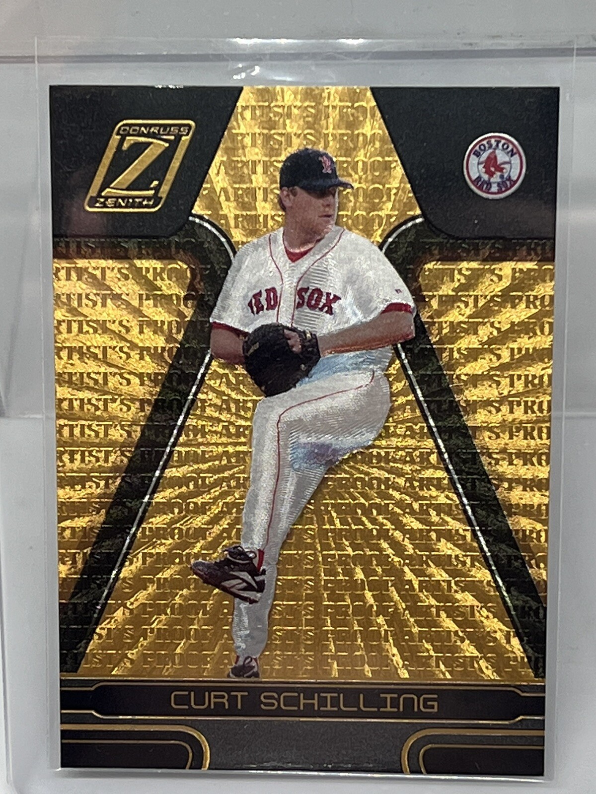 Curt Schilling 2005 Donruss Zenith Artist's Proofs Gold /50 #1 Boston ...