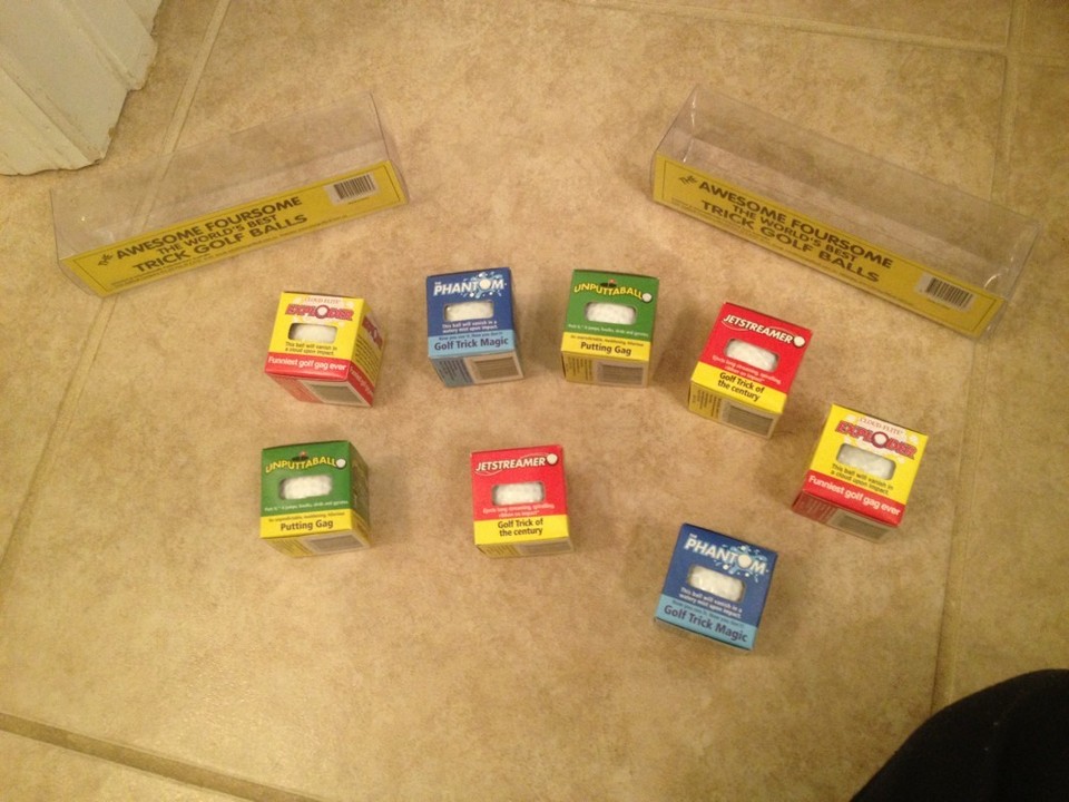 Worlds Best Trick Golf Balls (8 Total Gift Pack, Humor, Holiday ...