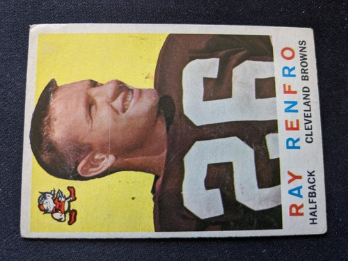 1959 Topps Football Card # 37 Ray Renfro - Cleveland Browns (VG/EX) | eBay