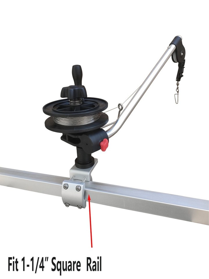 Brocraft Minin Downrigger for Rail Mount / Pontoon Boat Manual ...