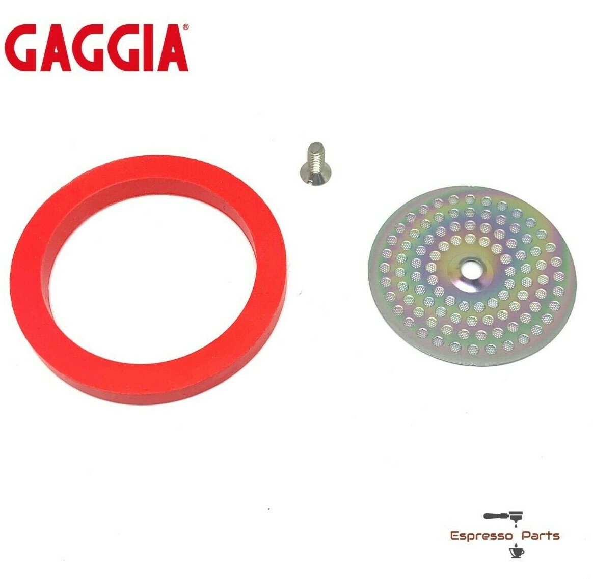Gaggia Group Repair Kit IMS Nano Quartz Shower Screen, Silicon Gasket ...