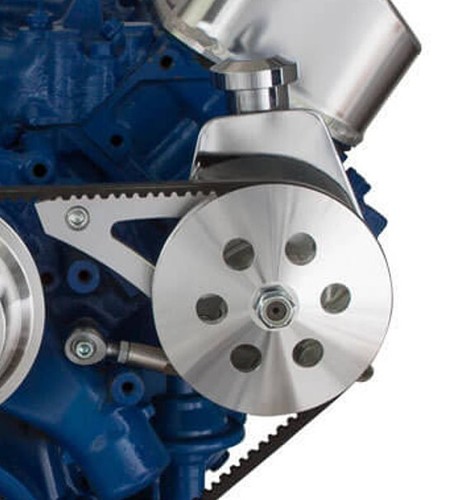 Big Block Ford Power Steering Bracket 429 460 BBF Billet Aluminum V ...