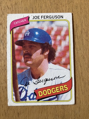 Joe Ferguson 51 1980 Topps baseball Dodgers | eBay