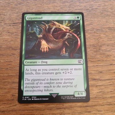 GIGANTOAD C 0187 CARTA MAGIC MTG FINAL FANTASY EN NM | eBay