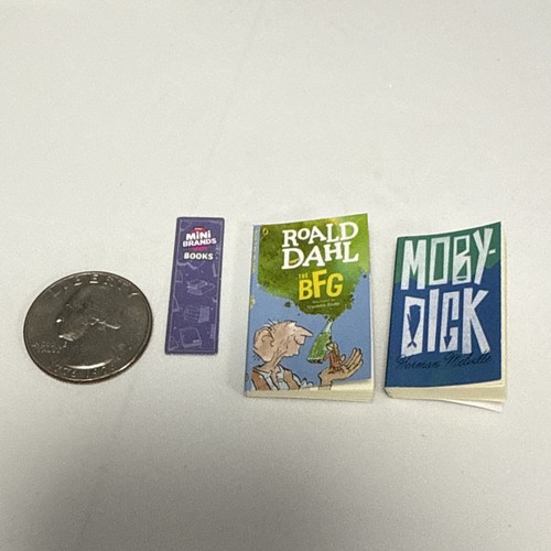 Zuru Mini Brands Books Series 1 Roald Dahl The BFG Moby Dick Bookmark ...