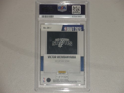 2023 Panini Instant Draft Night #1 Victor Wembanyama RC PSA 10 GEM MINT ...