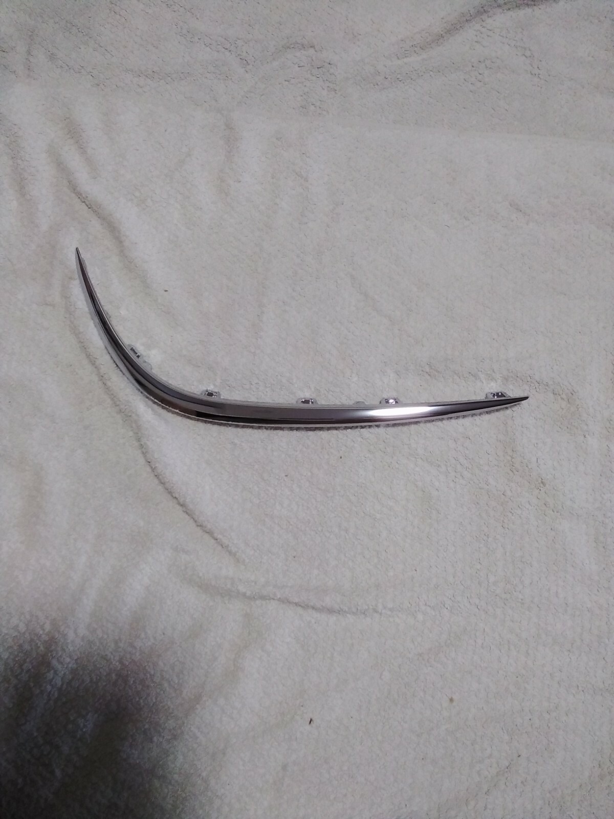 MERCEDES OEM 17-18 E400 Front Bumper Grille Grill-Trim Molding Left ...