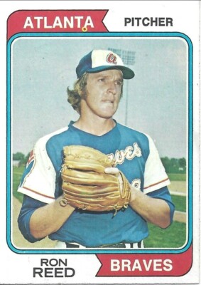 1974 Topps Ron Reed 346 Braves EXMT | eBay