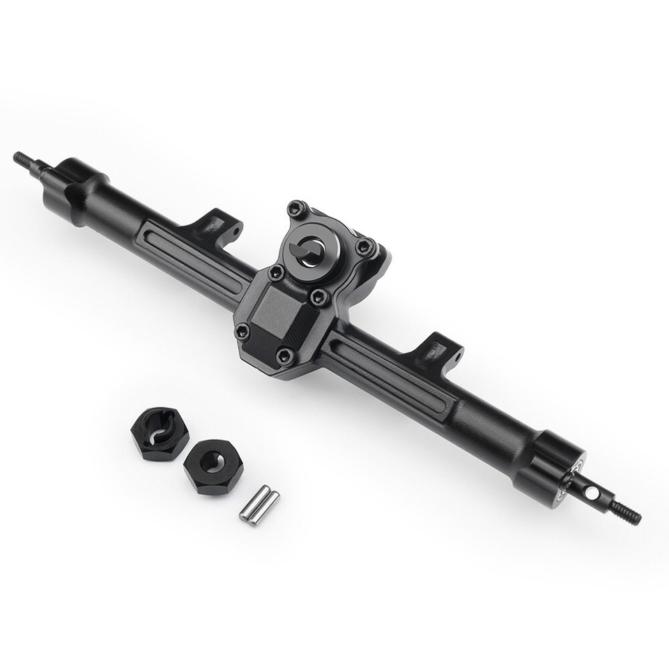 RCBATER Metal Front/Middle/Rear Axle +4mm Extended for Axial SCX24 1 ...