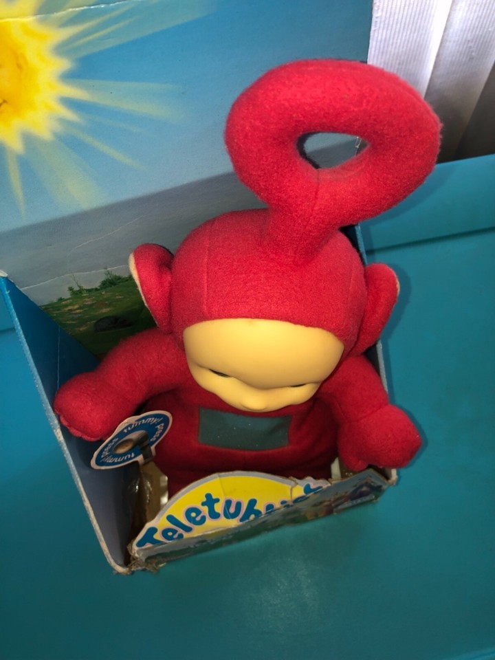 Playskool Red Teletubbies PO Talking Plush Toy 1998 PULLED OFF SHELVES ...