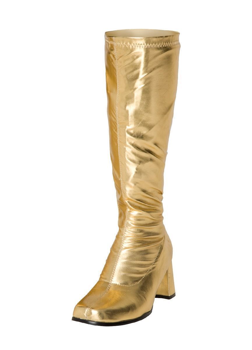 Women's Fancy Dress Sexy Go Go Knee High Boots Cool GoG0 60's 70s Party ...