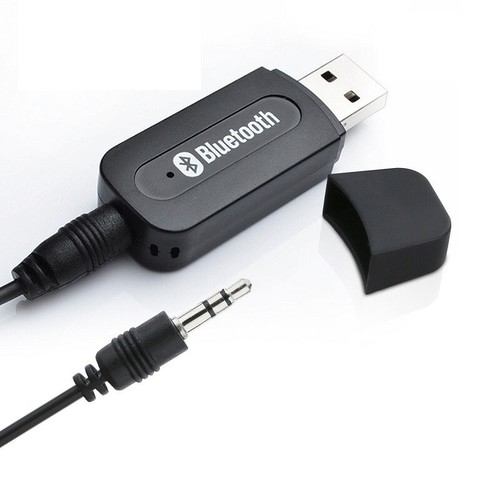 3.5mm Line-in Port to Wireless Bluetooth Converter Adapter Stereo Audio ...