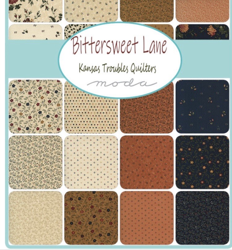 Moda fabric layer cake 42, Bittersweet Lane by Kansas Troubles Quilters ...