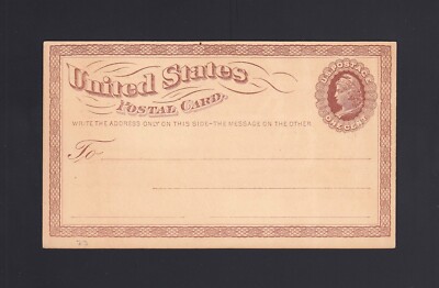 UX1, UPSS #S1d BIG HOLE SP23 Clean Face Postal Card, UPSS Cat. $110.00 ...