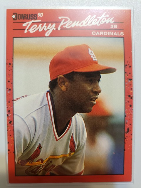 1990 Donruss - #299 Terry Pendleton for sale online | eBay