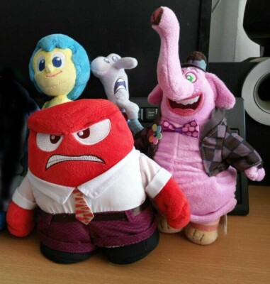 Disney Pixar`s INSIDE OUT Joy Anger BingBong And Fear plush toy doll ...