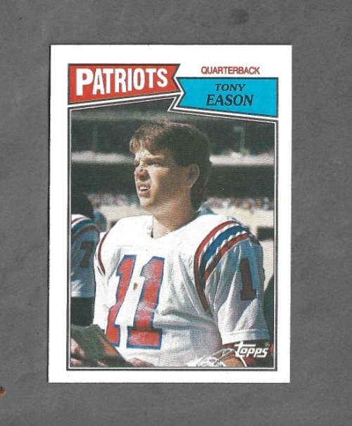 Tony Eason New England Patriots 1987 Topps #97 Free Shipping on 3 ...