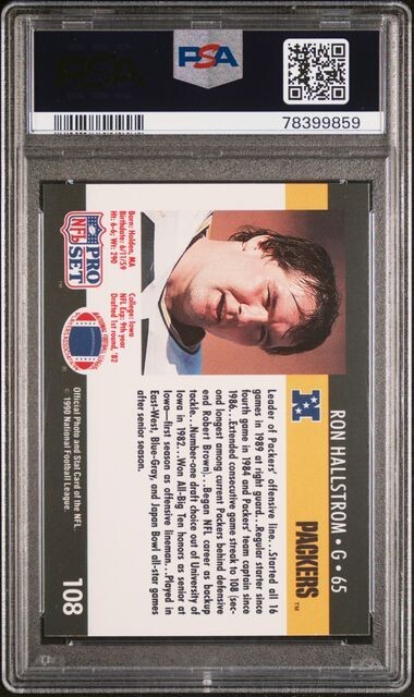 1990 Pro Set - #108 Ron Hallstrom (RC) for sale online | eBay