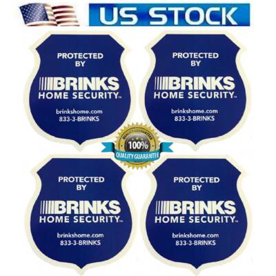 Stickers Decals For Windows Brinks Security Alarm Home Monitoring ...