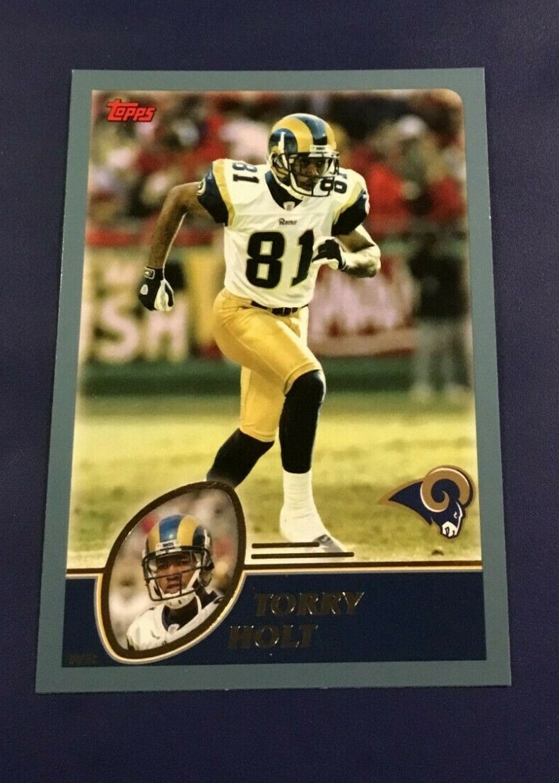 2003 Topps # 228 TORRY HOLT St. Louis Rams Great Shape ! | eBay