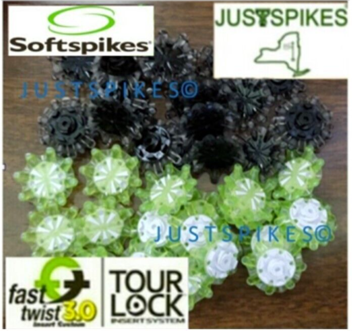 24 New 16GREEN, 8GRAY MULTI PACK, PULSAR FT 3.0 TOUR LOCK Spikes ...