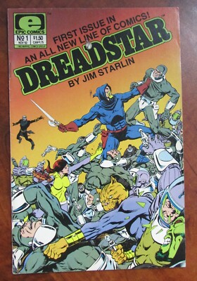 Vintage Epic Comics Comic Book Dreadstar Jim Starlin Vol 1 No 1 ...