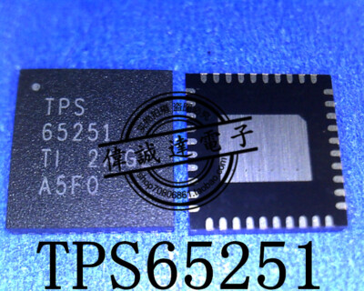 5 PCS TPS65251RHAT QFN-40 PMIC Solutions PMU with 3 DC/DC Converters # ...