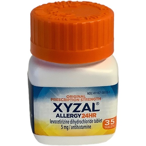 XYZAL Allergy 24hr Relief Tablets For Sneezing And Runny Nose 35ct Exp ...