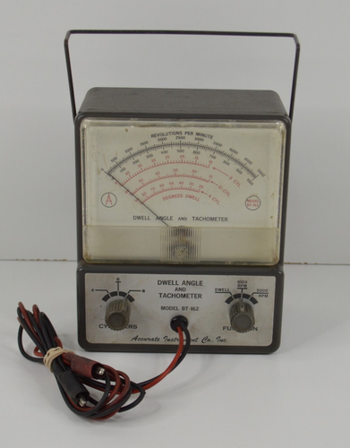 Vintage Accurate Instrument Dwell Angle and Tachometer Model BT-162 ...