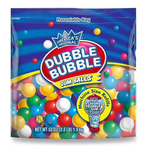 Bubble Gumballs for Gumball Machine Refills, 53 Oz, 3.3 Lb, Antique ...