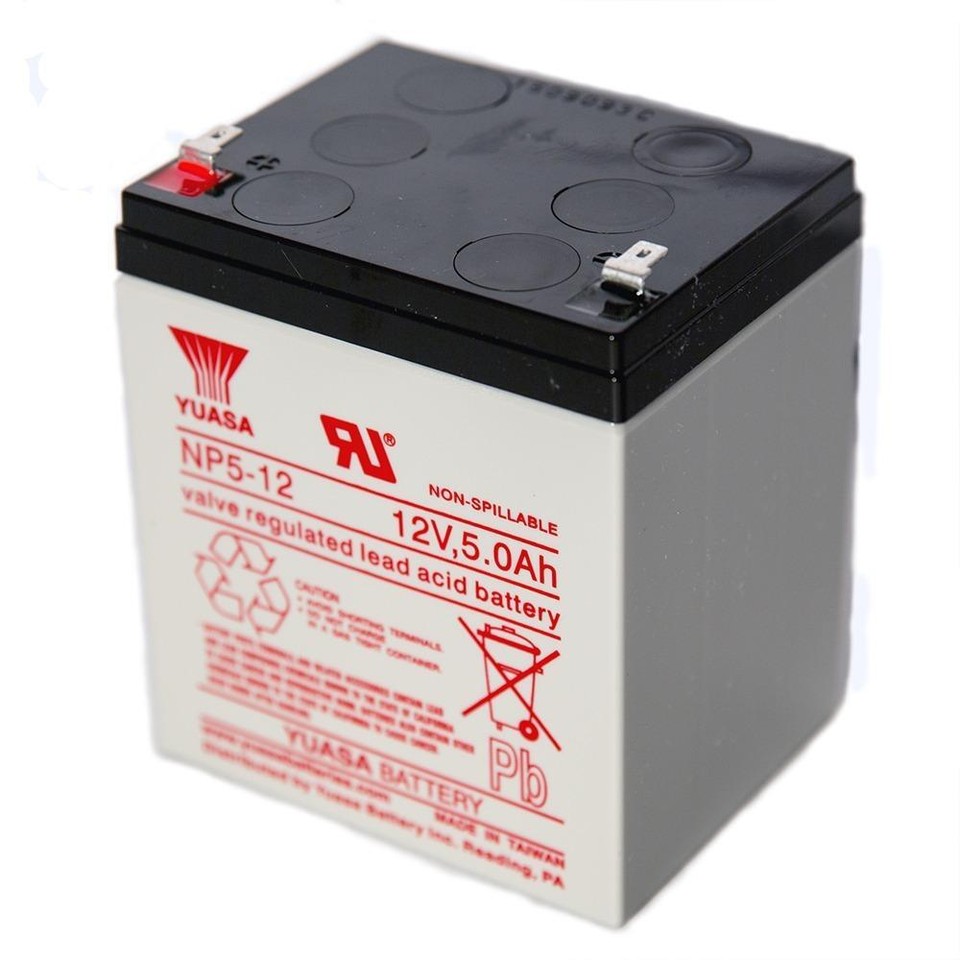 Yuasa NP5-12-NP5-12 12V 5AH Sealed lead acid battery 12VOLT | eBay