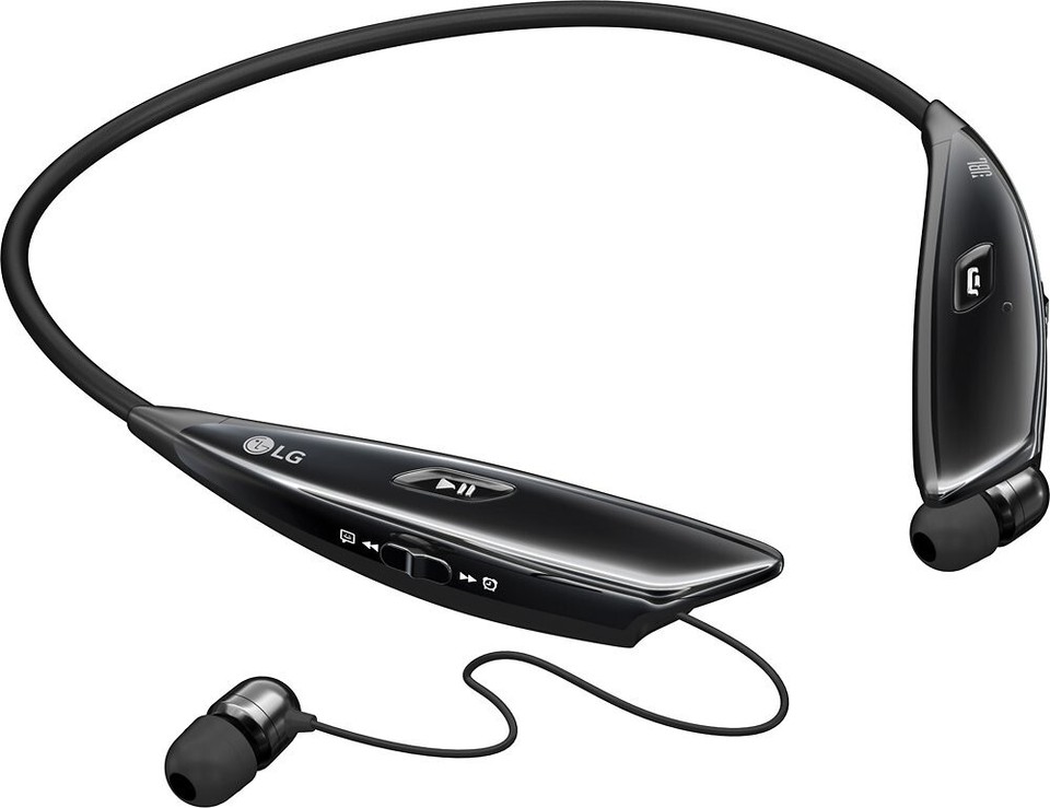 LG TONE ULTRA HBS-810 Black Neckband Headsets -JBL Sound Bluetooth ...