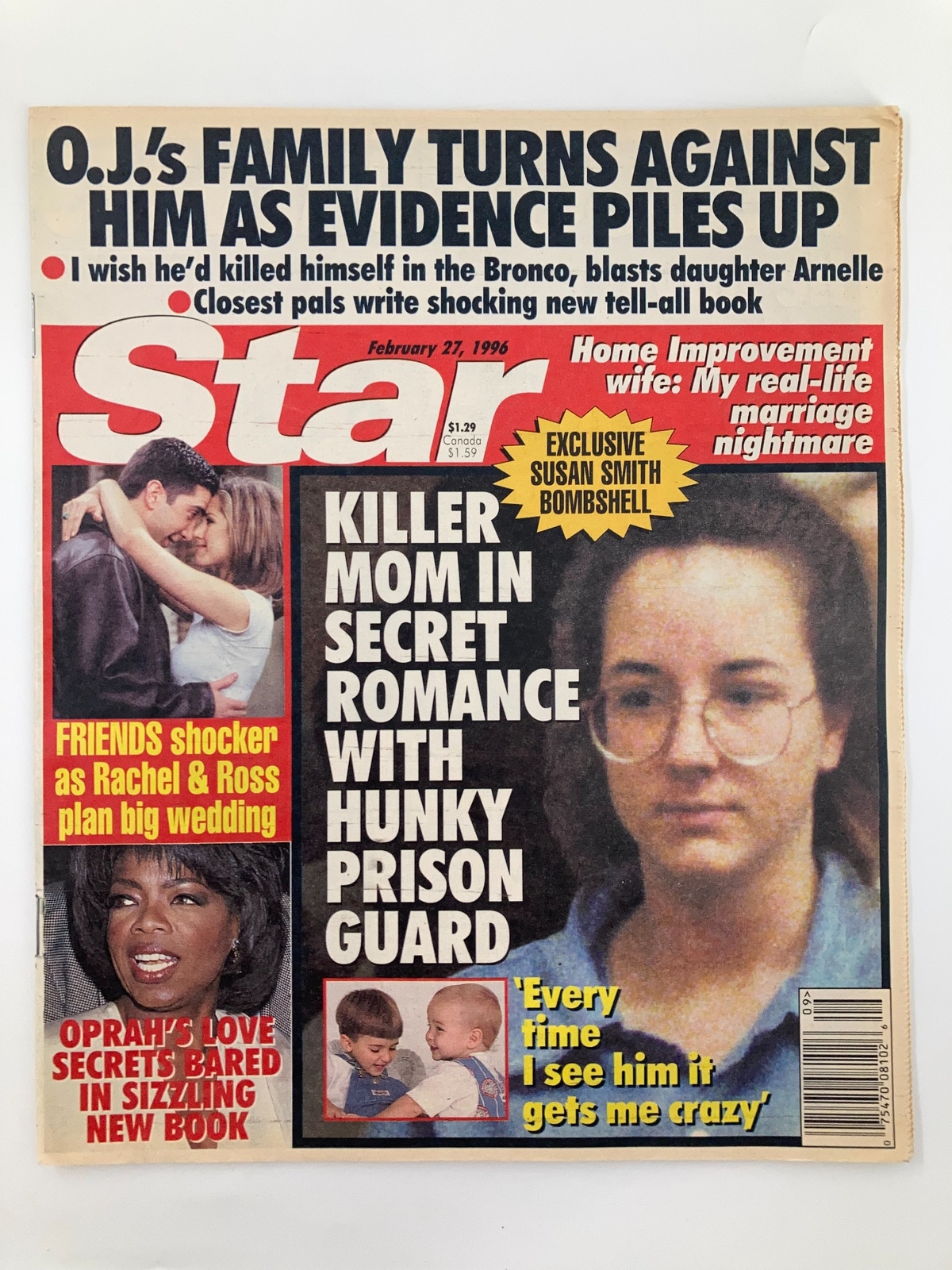 Star Magazine February 27 1996 Oprah, Susan Smith, Jennifer Aniston ...