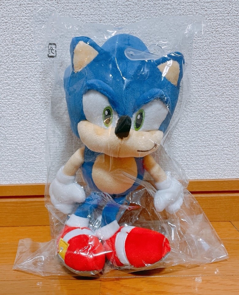 SEGA Sonic the Hedgehog Plush SONIC Stuffed toy Doll Sanei Japan New ...