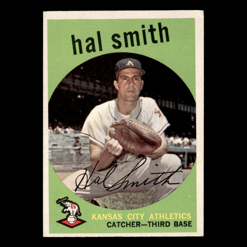 Hal Smith #227 1959 Topps Kansas City Athletics Baseball Card MLB EX | eBay