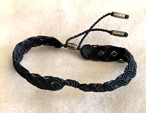 Authentic Pandora Macrame Bracelet Charcoal Gray 590711CGY-S2 18CM NEW ...