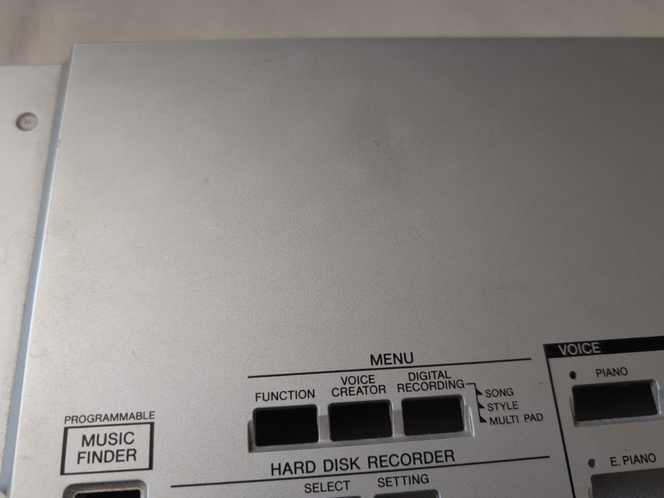 Yamaha Tyros 2 Arranger Keyboard Part - Front & Bottom Housing Covers ...