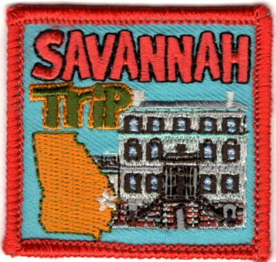 SAVANNAH TRIP Iron On Patch Georgia Vacation Trip | eBay