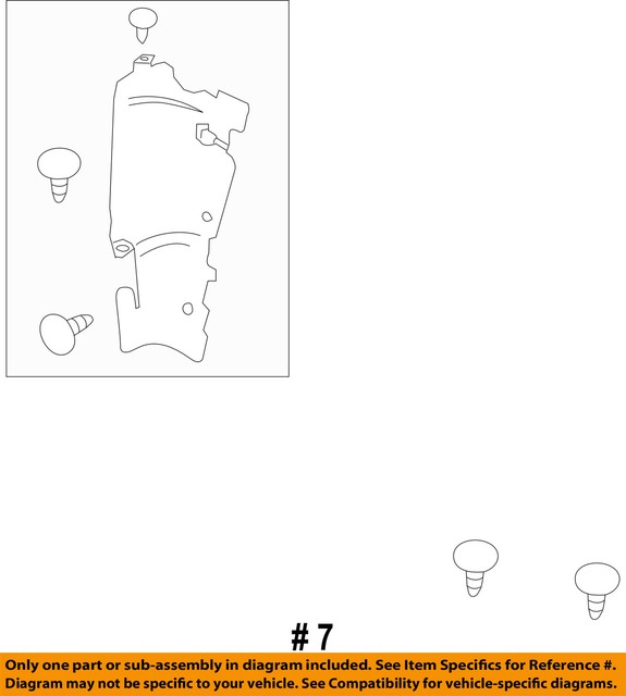 Ford BC3Z8310A Genuine OEM Side Air Baffle for sale online | eBay